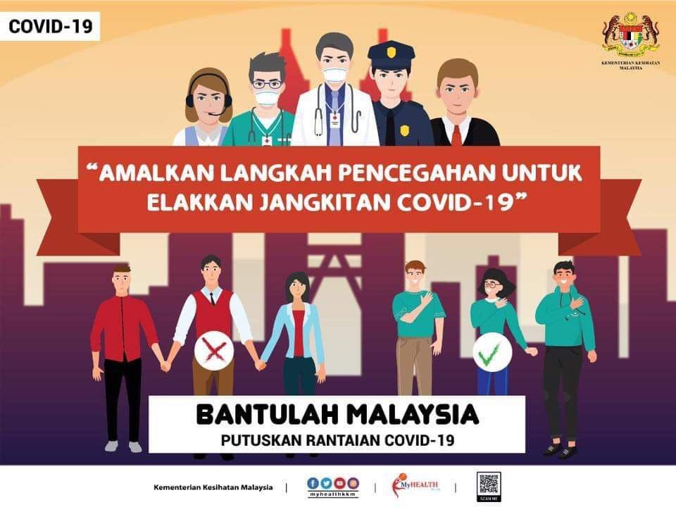 Bantulah Malaysia putuskan rantaian COVID-19. – NADI Felda Krau 1